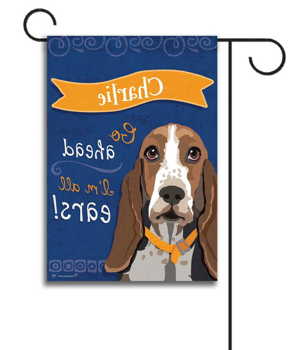 Basset Hound Garden Flags | PETSIDI